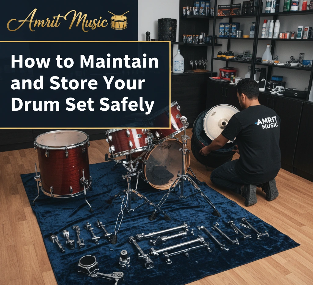 How To Maintain And Store Your Drum Set Safely | Amrit Music